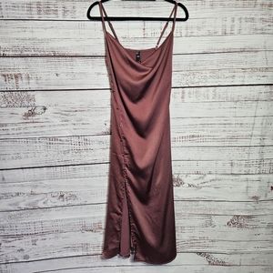 Cider | Dresses | Nwt Cider Cowl Neck Slip Dress | Poshmark